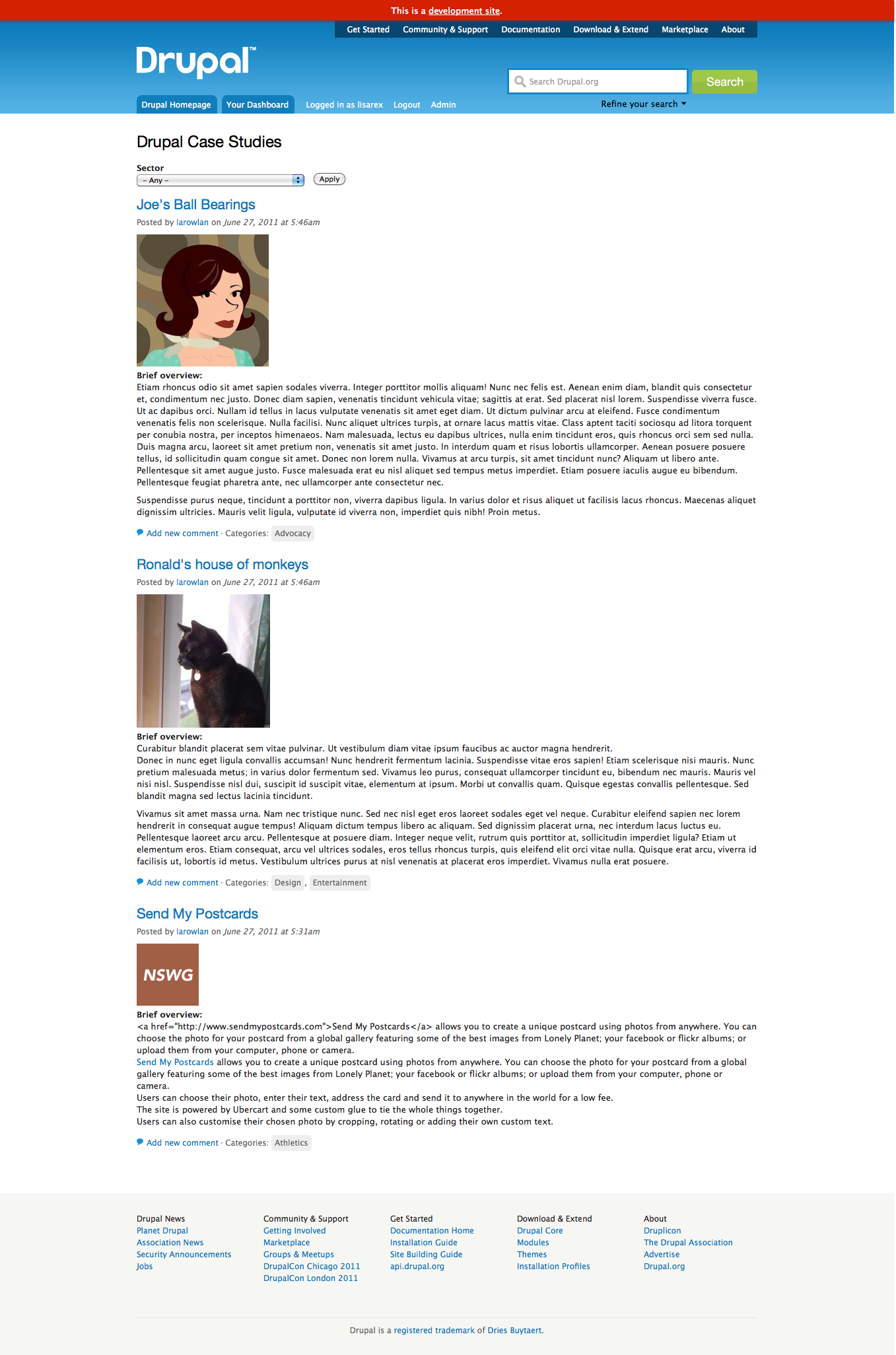 Build Drupal Case Studies [#948062] | Drupal.org